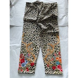 Johnny Was | Pants & Jumpsuits | Johnny Was Cheetah Animal Pants Red ...